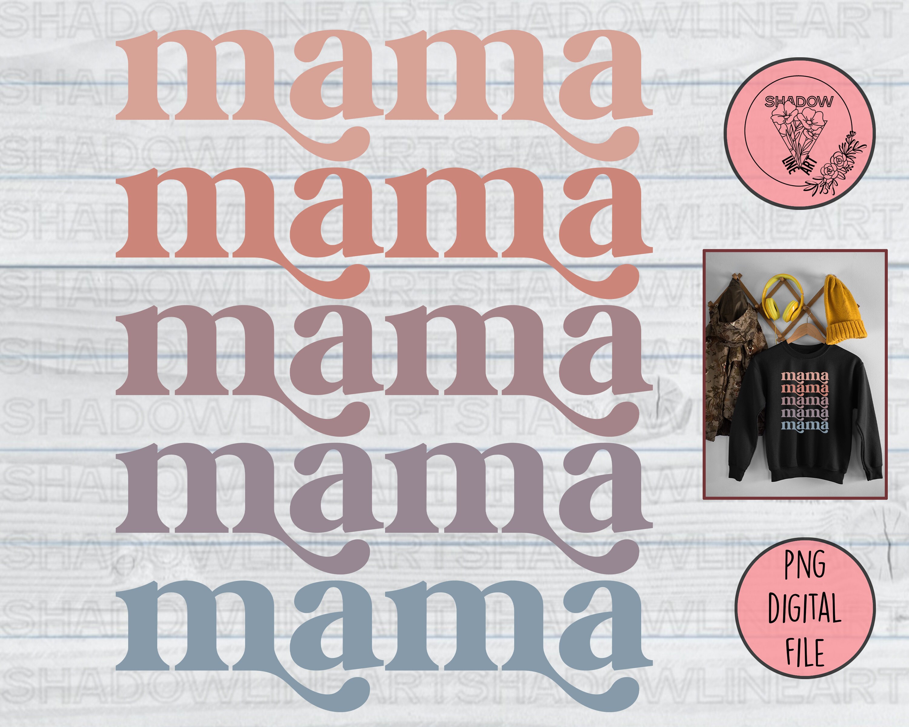 Mama Png Mom Png | Etsy