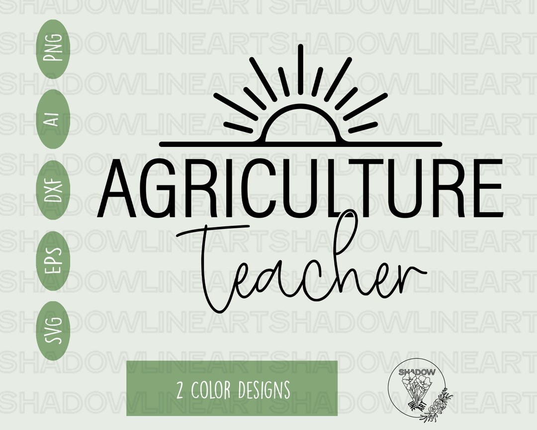 Ag Teacher Svg Teacher Svg Files for Cricut Digital Download - Etsy