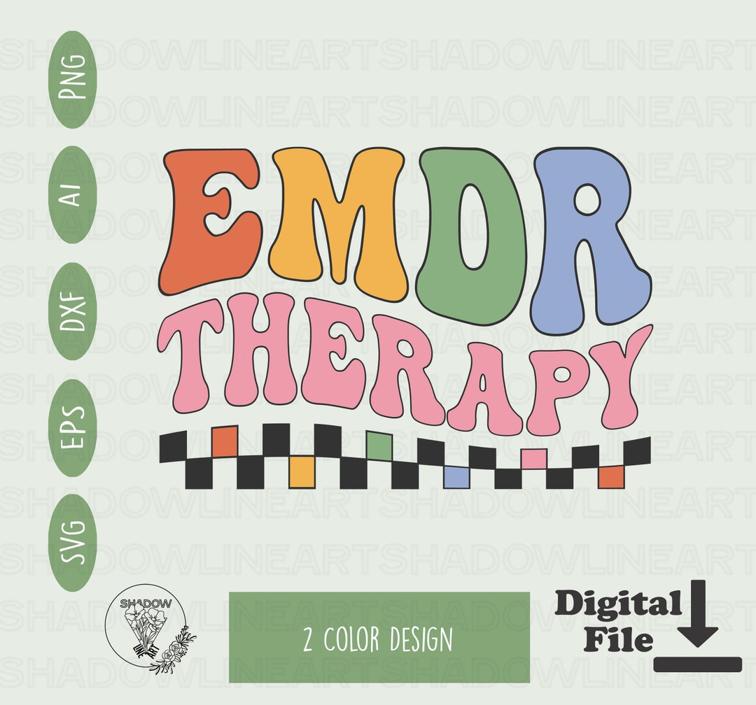 Emdr Therapy Svg Mental Health Svg Files for Cricut Therapy Png for ...