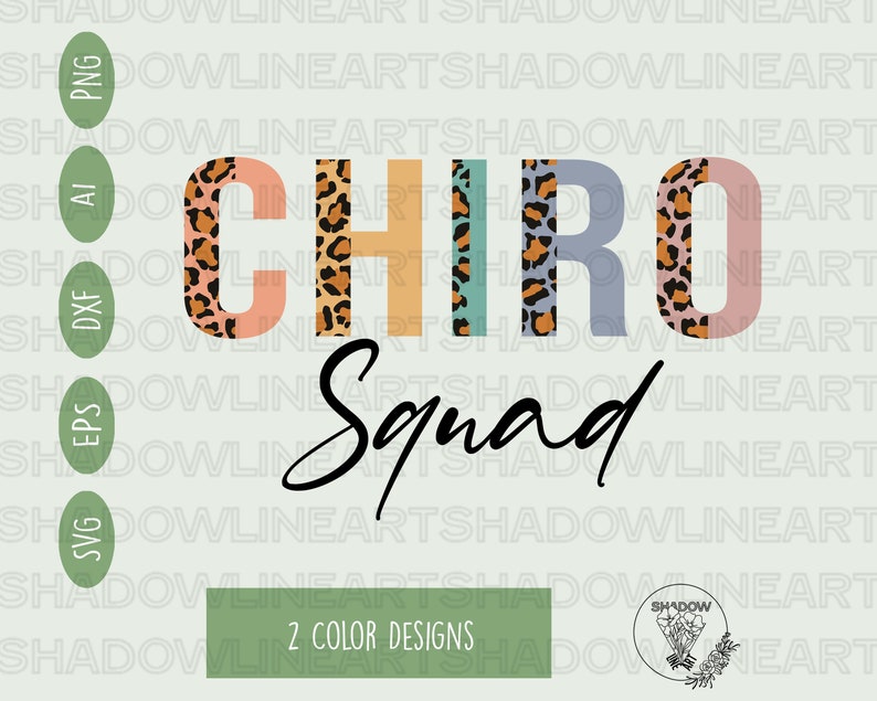 Chiro Squad Svg • Chiropractor Svg Files for Cricut • Digital Download ...