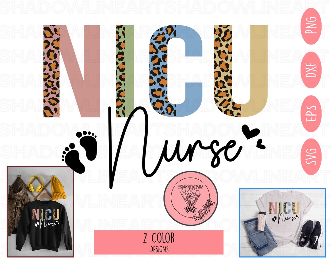 Nicu Svg Files for Cricut Nicu Nurse Png for Sublimation Instant ...