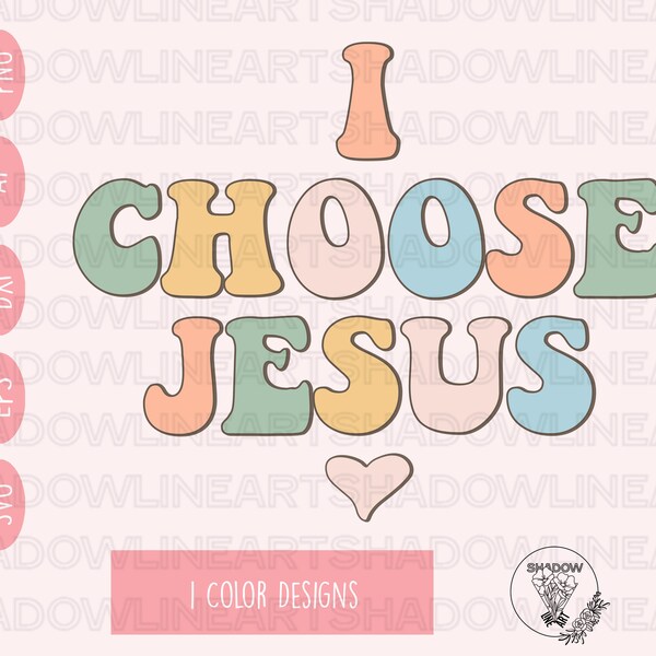 I Choose Jesus Svg - Etsy