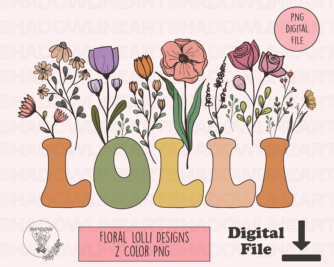 Lolli Png for Sublimation Grandma Png Digital Download Mothers Day Gift ...