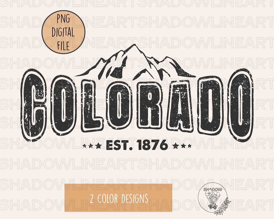 Colorado Png • Country PNG for Sublimation • Instant Download - Etsy