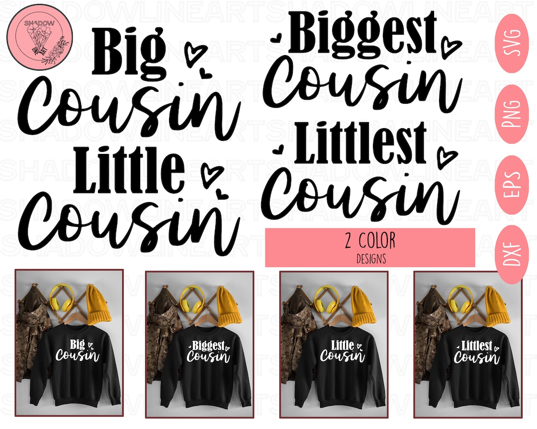 Cousin Bundle Svg • Cousin Squad Bundle SVG Files for Cricut • Digital ...