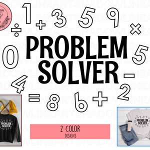 Problem Solver Svg • Math Teacher SVG Files for Cricut • Digital ...