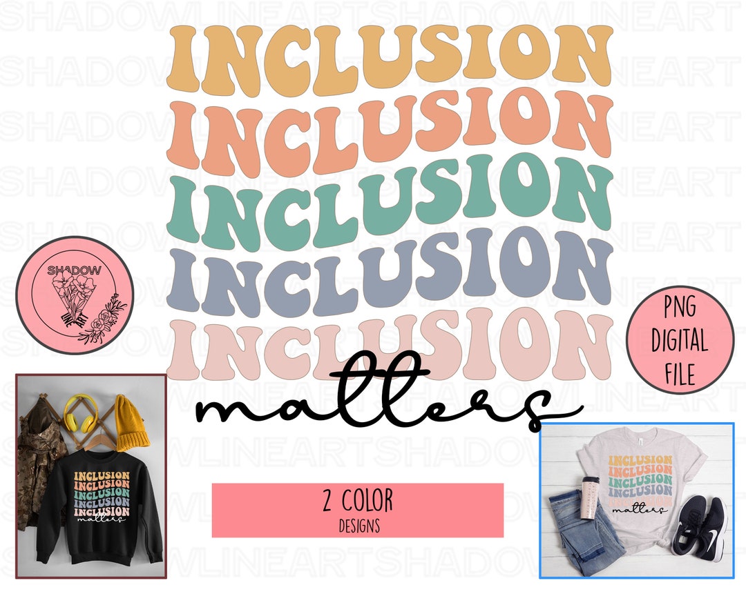 Inclusion Matters Svg, Wavy Letters Svg, Diversity Svg, You Matter Svg ...
