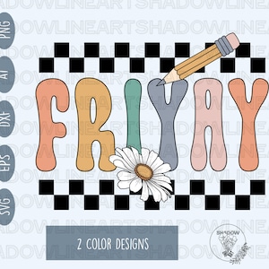 Friyay Svg Fri-yay Svg Teacher Shirt Svg Files for Cricut Digital ...