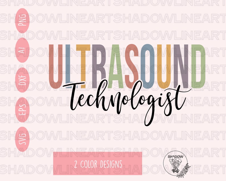 Ultrasound Technologist Svg Ultrasound SVG Files for Cricut - Etsy