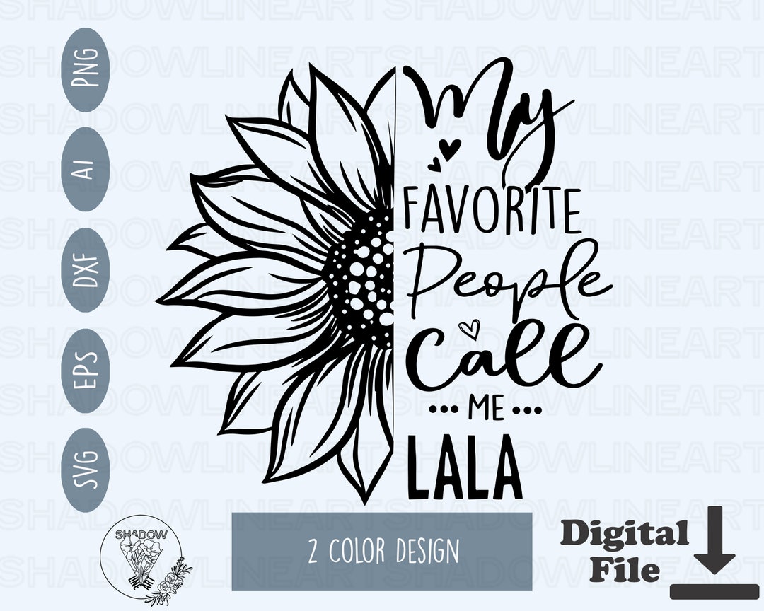 Lala Svg Mother's Day Svg Files for Cricut Lala Png for Sublimation ...