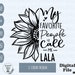 Lala Svg Mother's Day Svg Files for Cricut Lala Png for Sublimation ...