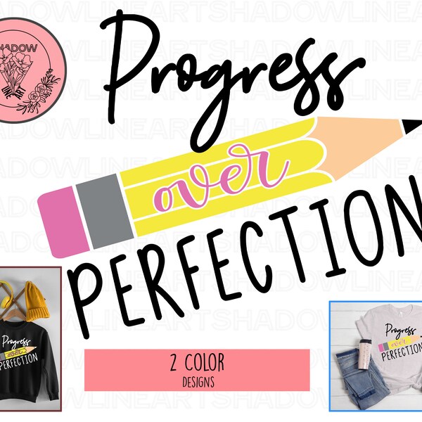 Progress Perfection - Etsy