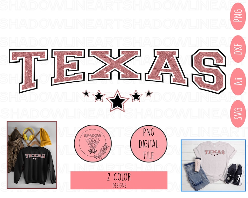 Texas Png Texas Svg Texas State Svg Dxf Ai - Etsy