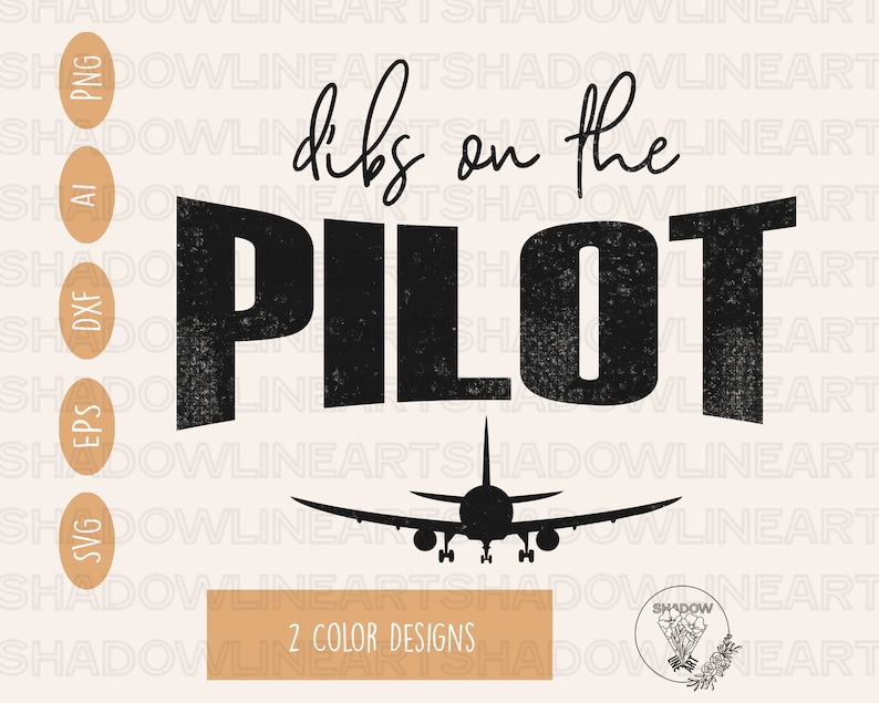 Dibs on the Pilot Svg Pilot SVG Files for Cricut Digital - Etsy