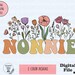 Nonnie Svg Grandma Svg Files for Cricut Favorite Nonnie Png for ...
