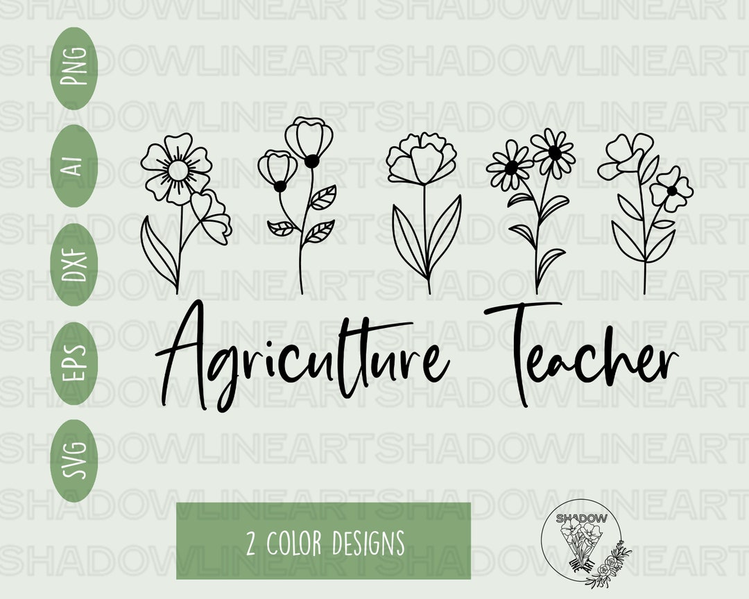 Ag Teacher Svg • Teacher Svg Files for Cricut • Digital Download - Etsy