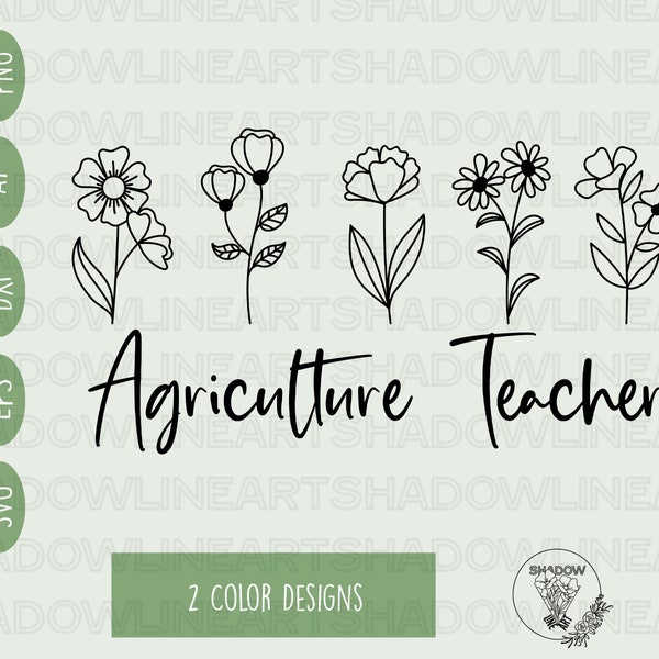 Agriculture Teacher Svg - Etsy