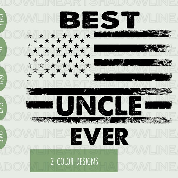 Best Uncle Ever Svg - Etsy