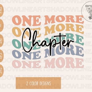 One More Chapter Svg • Bookish SVG Files for Cricut • Digital Download ...