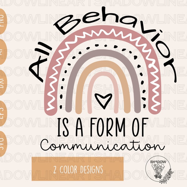 All Behavior is a Form of Communication Svg - Etsy
