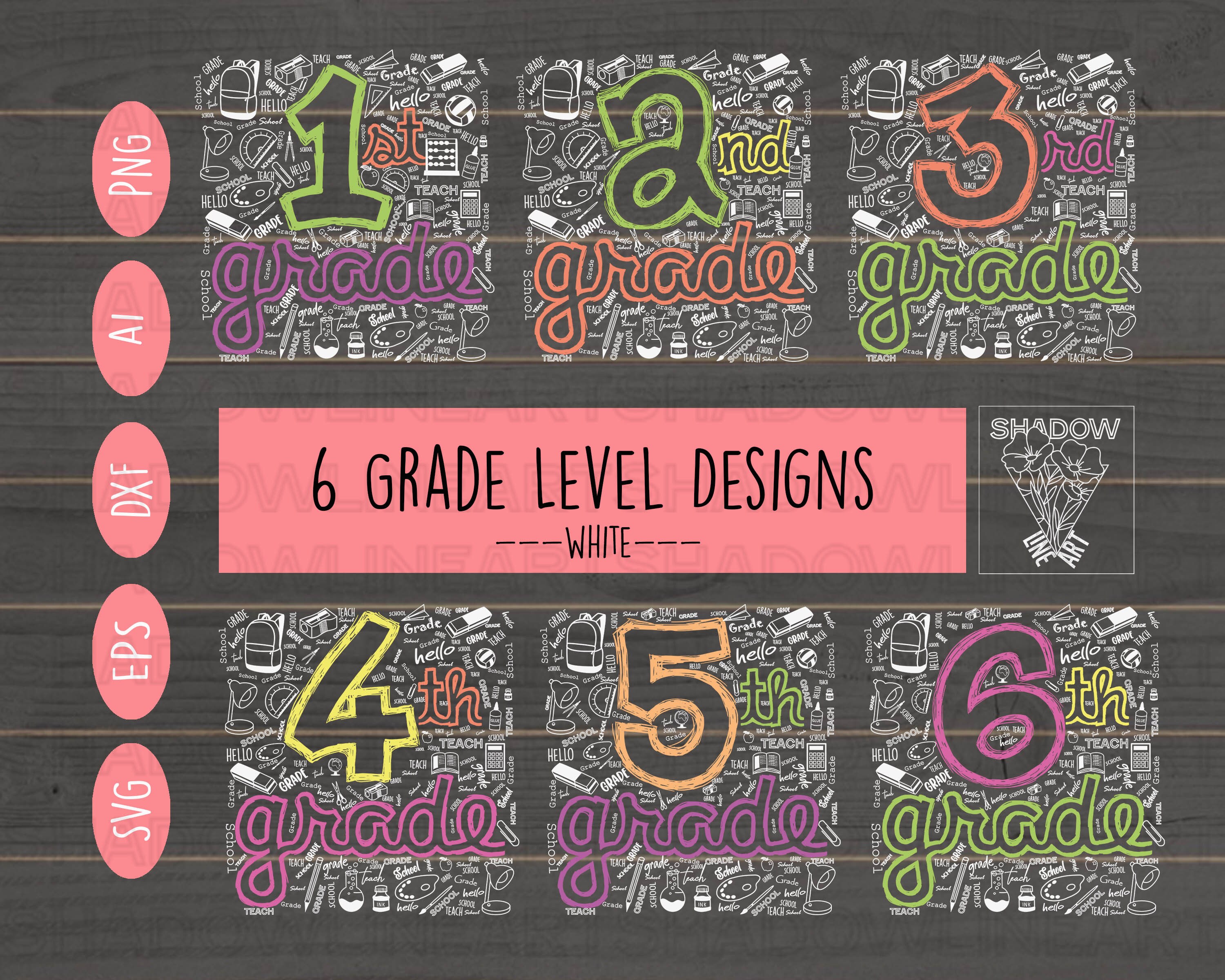 Grade Level Svg Png Eps Dxf and Ai | Etsy