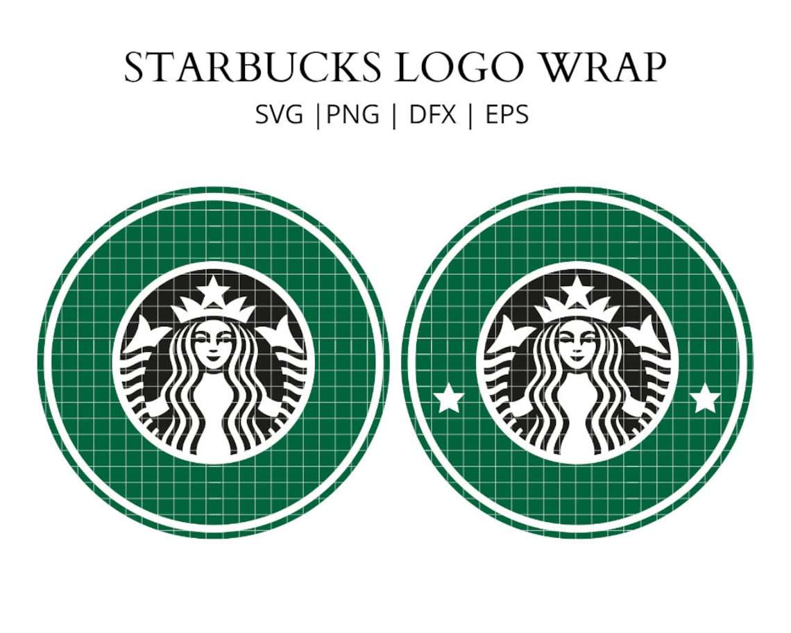 Starbucks Customizable Blank Wrap | Svg, Png, Dxf, Eps| Cutting Files ...
