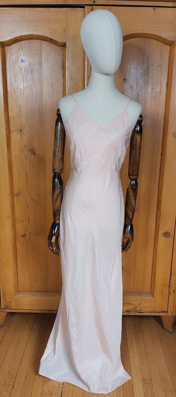 vintage 1930s pink slip - Gem