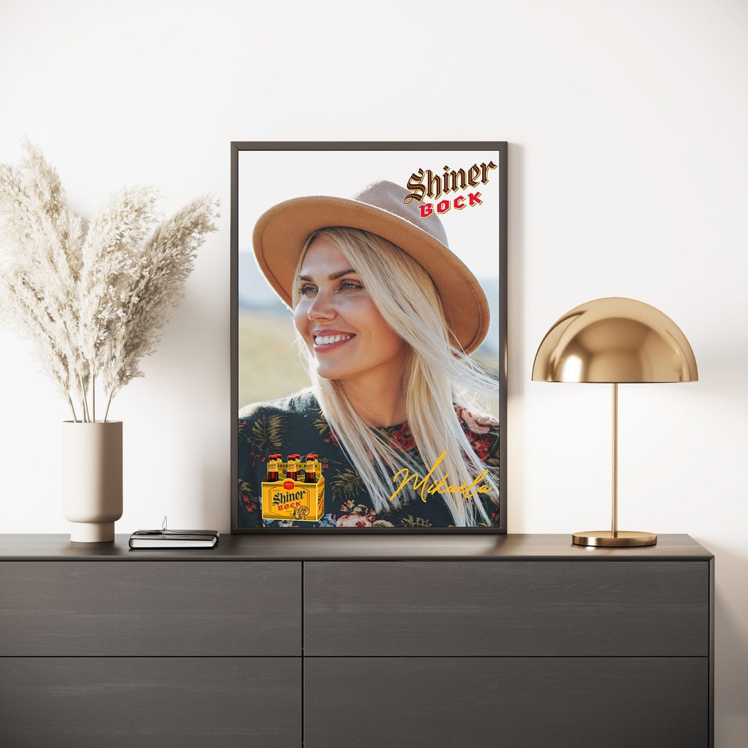 Shiner Beer Poster. Gift for Boyfriend, Gift for Husband, Gift for ...
