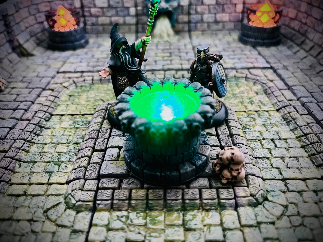 Evil Magical LED Gazing/scrying Pool Unpainted 3d Print - Etsy