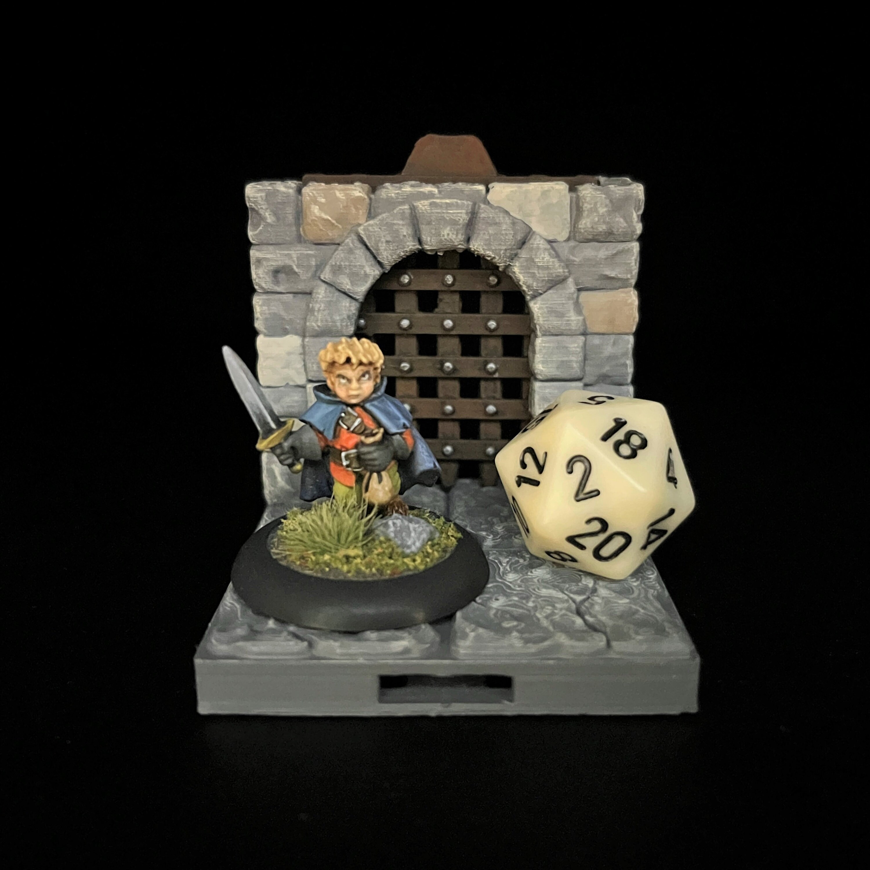 Reaper Painted Metal Hafling/hobbit Rouge Miniature 28mm - Etsy