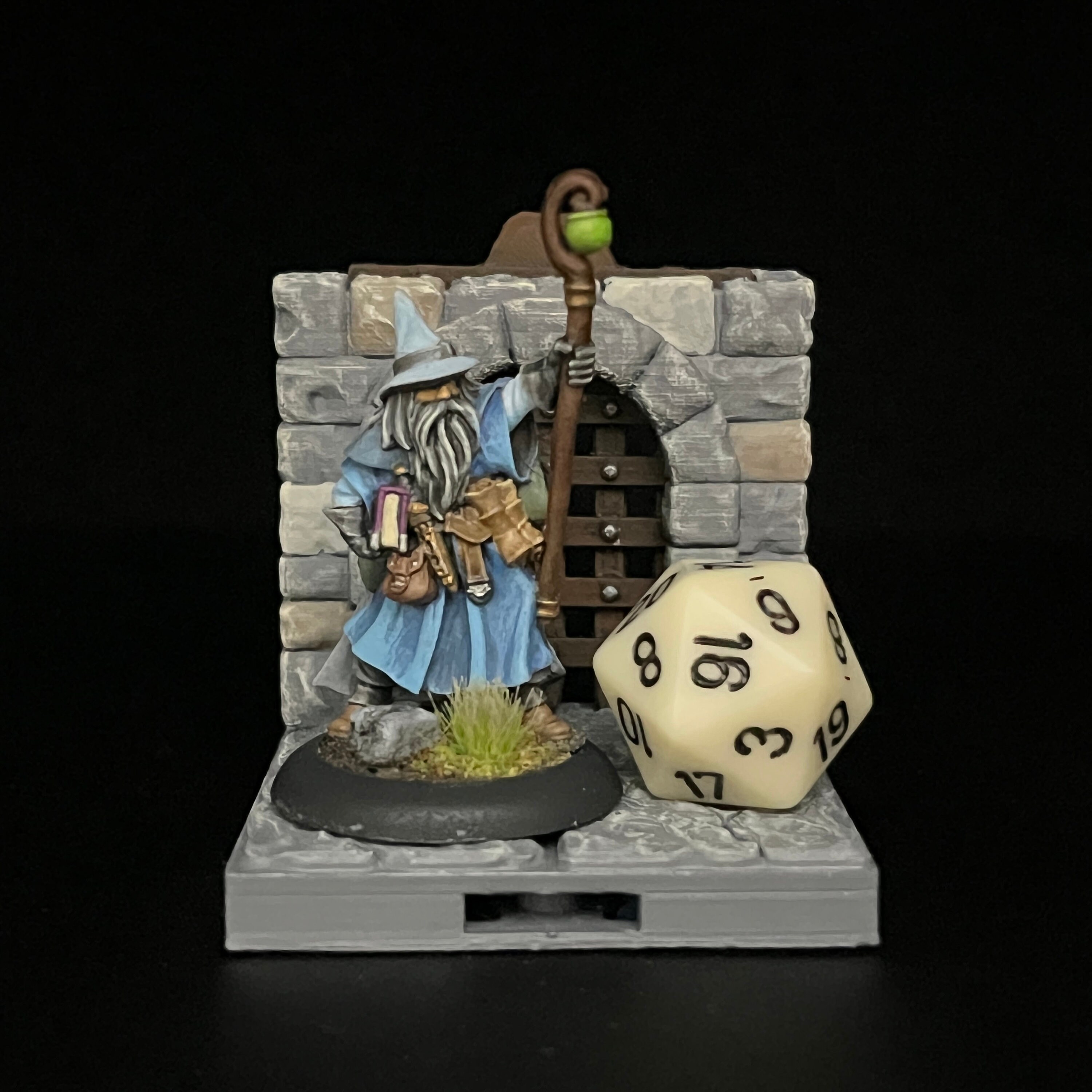 Reaper Painted Metal Human Wizard Miniature 28mm - Etsy