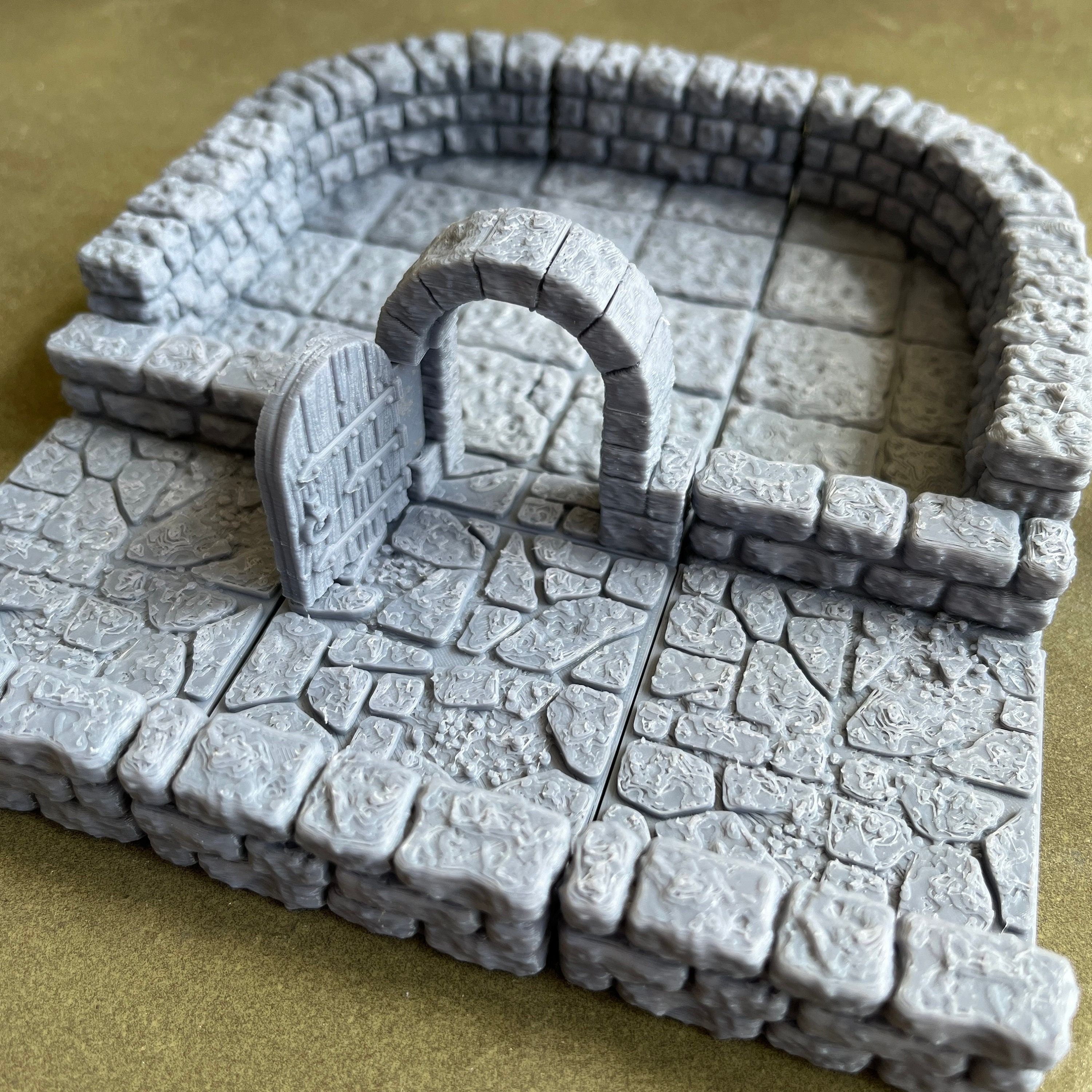 Fat Dragon Games Dragontile Hallway Terrain Set for Tabletop Dnd Games ...
