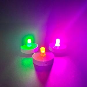 Set of (3) Leds and Batteries (3) Only. - Etsy