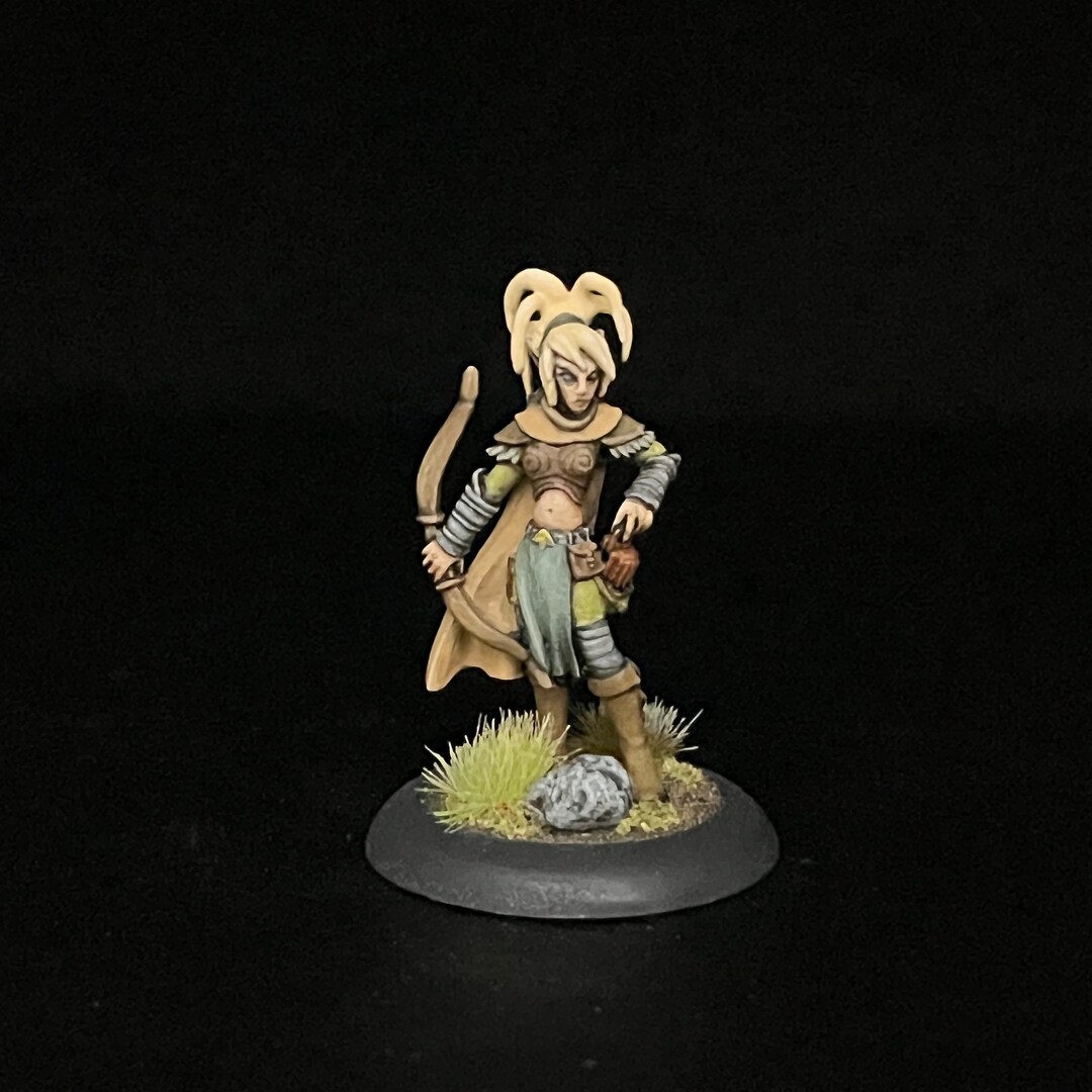 Reaper Painted Metal Elf Ranger Miniature 28mm - Etsy