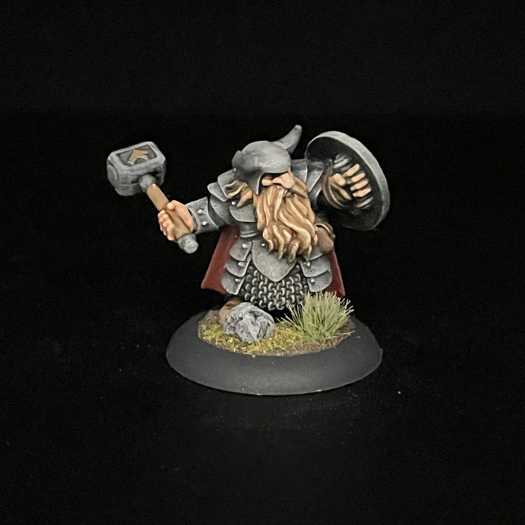 Reaper Painted Metal Dwarf Fighter Miniature 28mm - Etsy