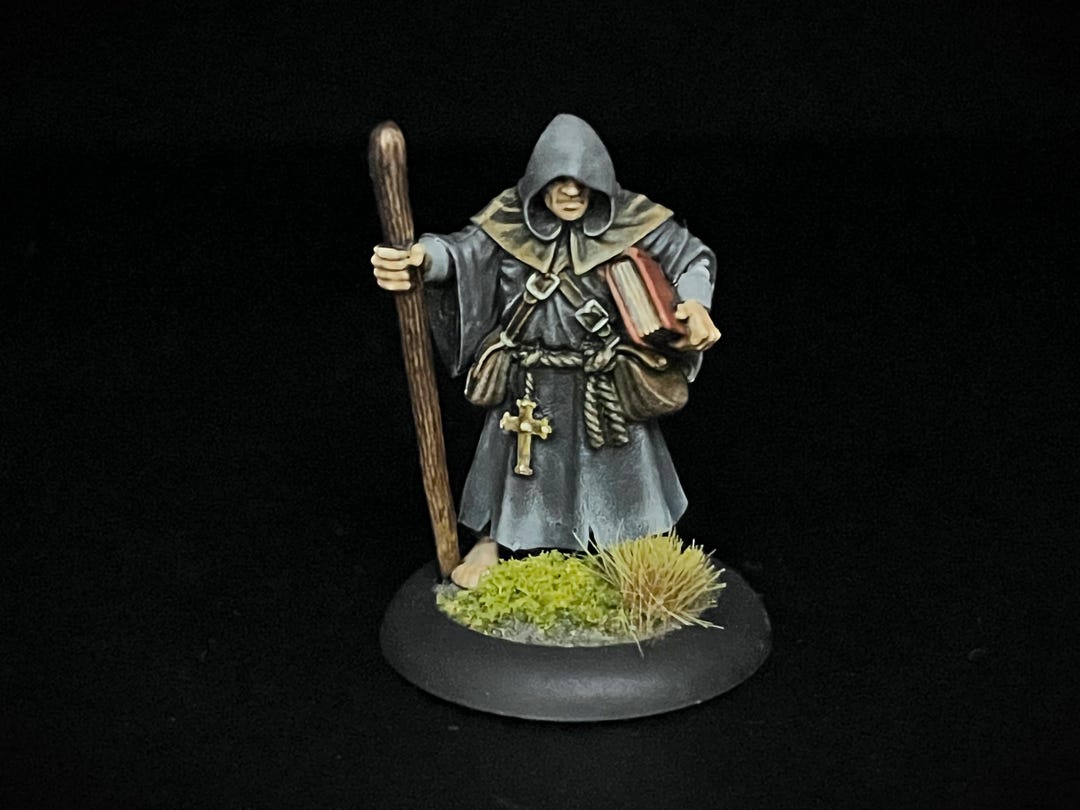 Reaper Painted Metal Monk Miniature 28mm - Etsy