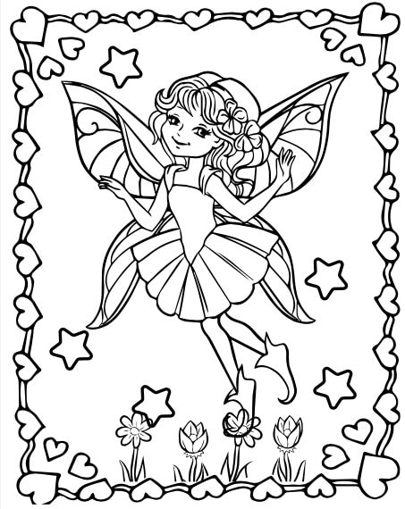 20 Pages of Cute Fairy Coloring Activities for Kids (5-10 Y/o) - Etsy