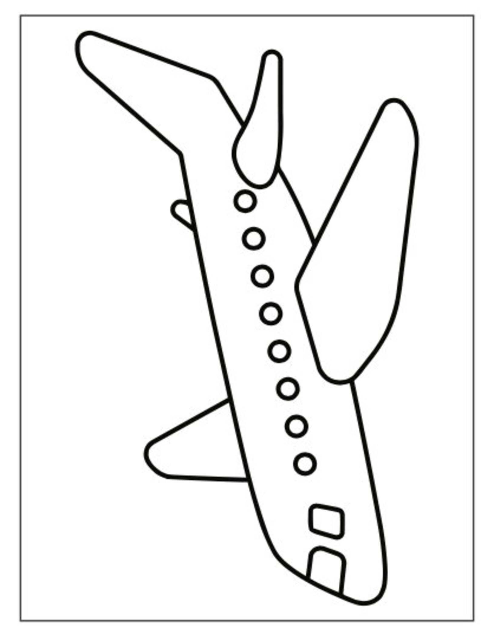 20 Pages of Plane Coloring Pages for Kids (2-6 Y/o) - Etsy Canada