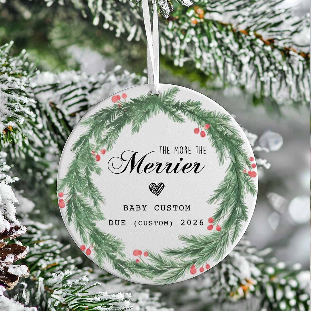 The More the Merrier Ornament – Cute Christmas Family Ornament, Holiday ...