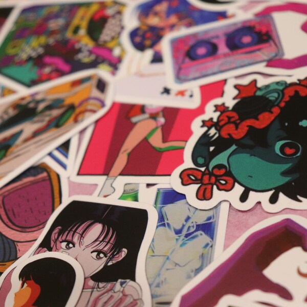 Waifu Anime Sticker Pack - Etsy