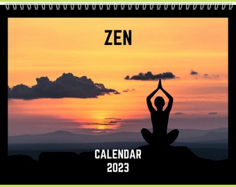 Zen Wall Calendar - Etsy