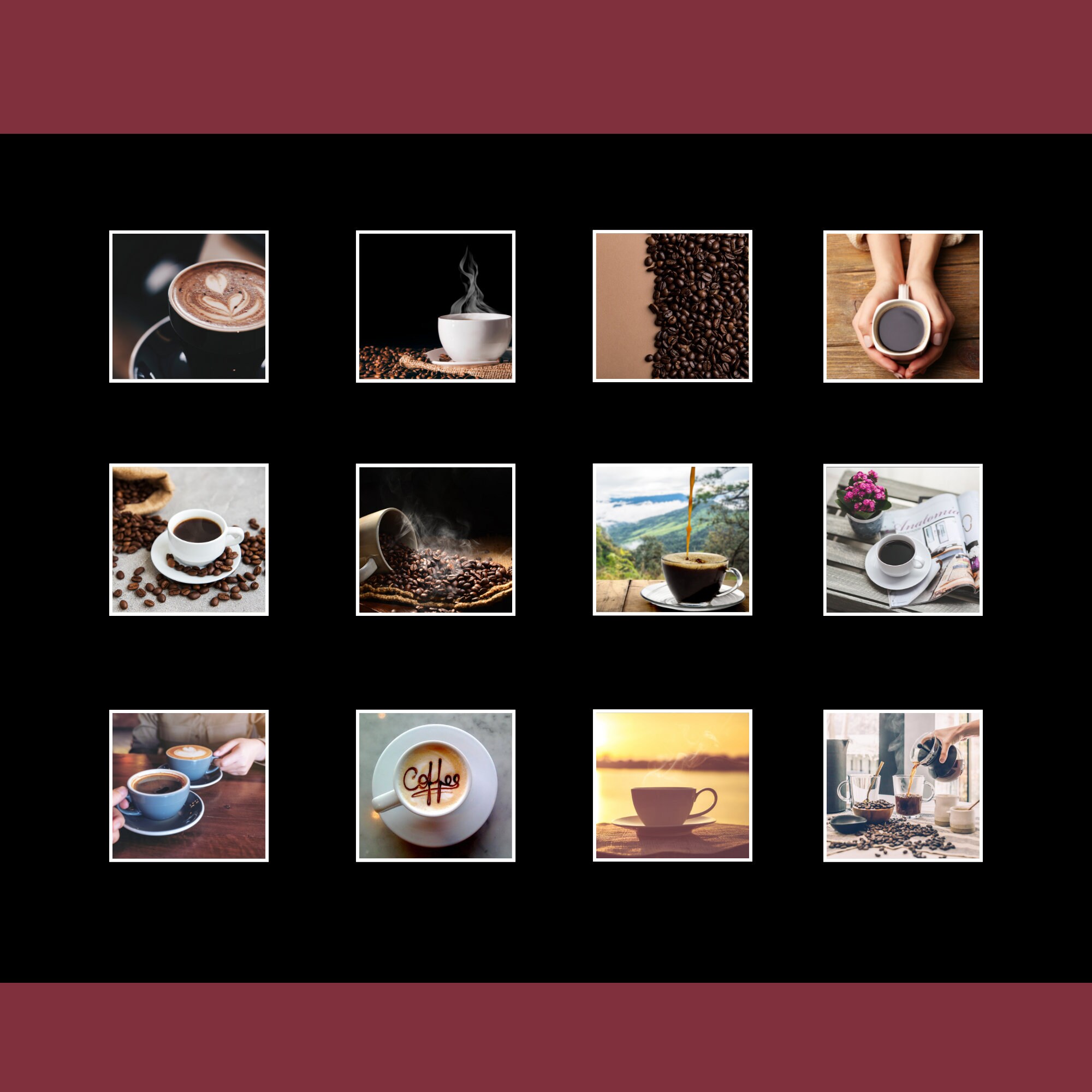 Coffee Calendar 2024 Gift Idea for Coffee Lovers Wall Calendar Present ...