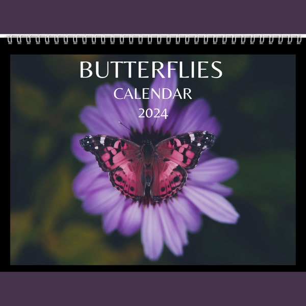 Butterfly Wall Calendar - Etsy