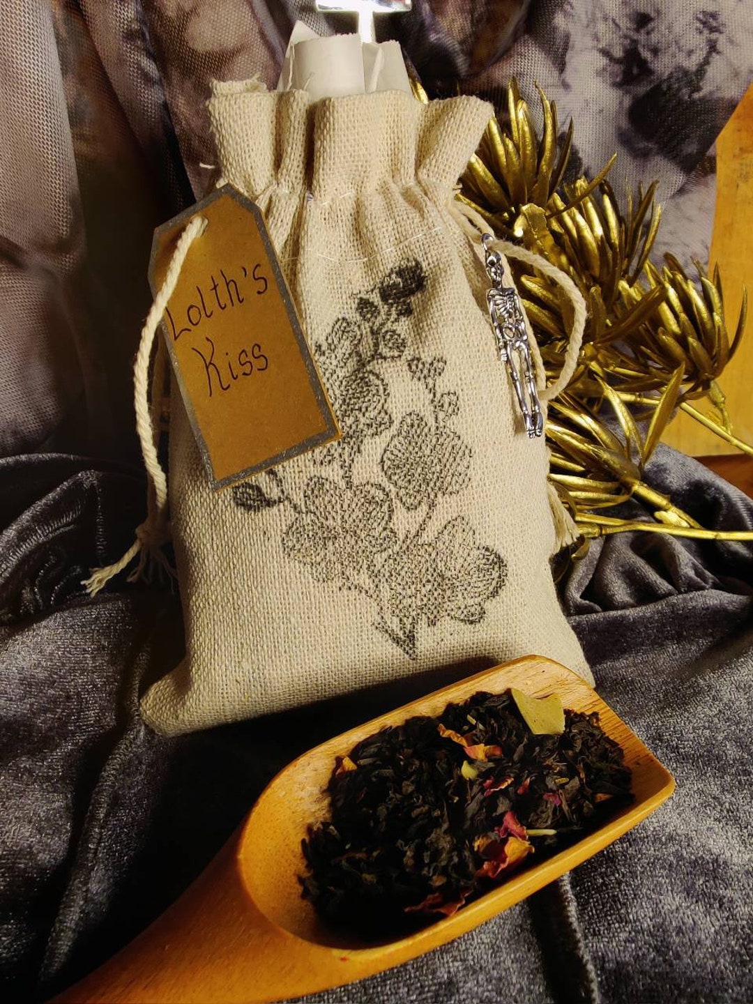 Dnd Tea Blend lolth's Kiss black Tea, Rose, Marzipan - Etsy