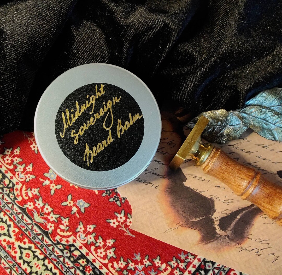 All-natural midnight Sovereign Beard Balm Masculine & Majestic 1.7oz - Etsy