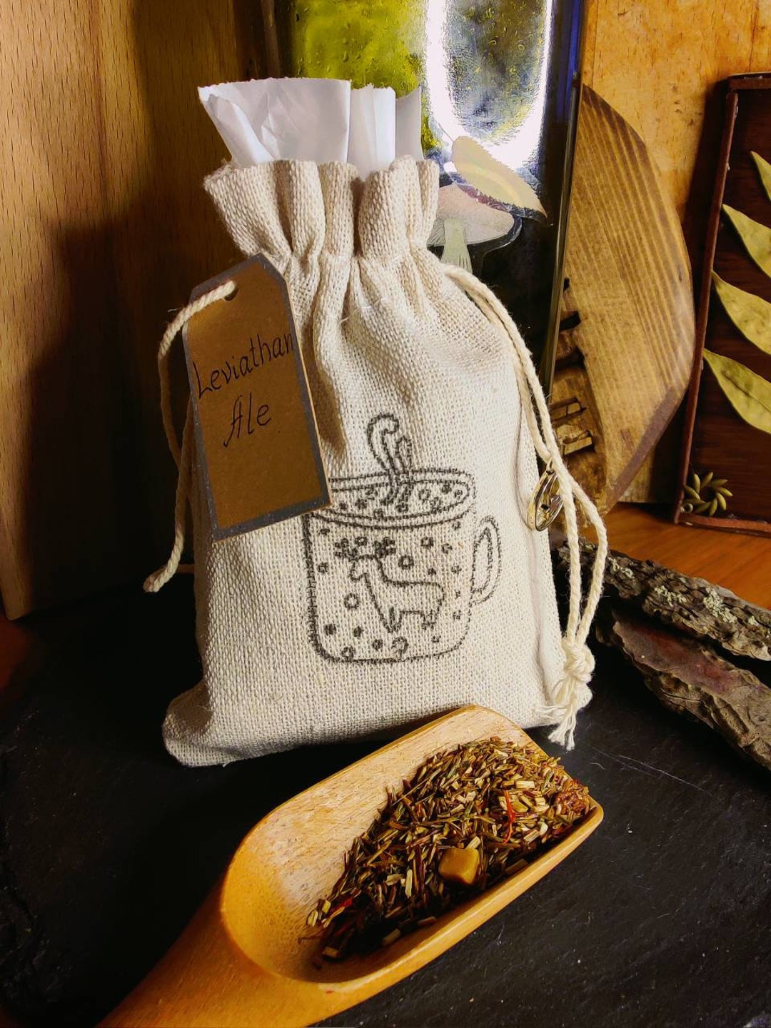 Dnd Tea Blend leviathan Ale green Rooibos, Sea Thornberry, Caramel - Etsy