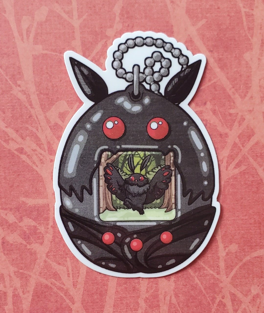 Cryptogotchi Mothman Sticker for Journal, Laptop, Sketchbook, Etc ...