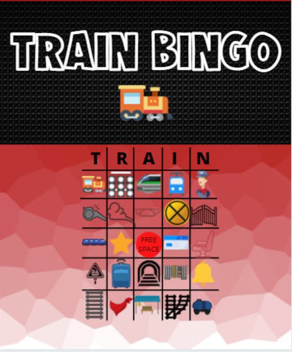 Train BINGO - Etsy