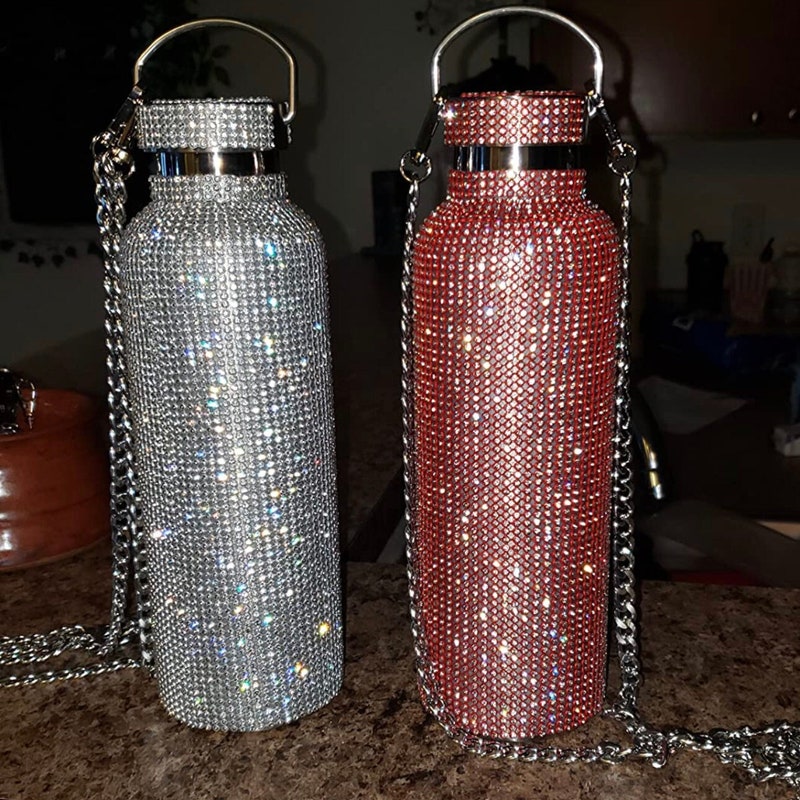 Rhinestone Bottle - Etsy