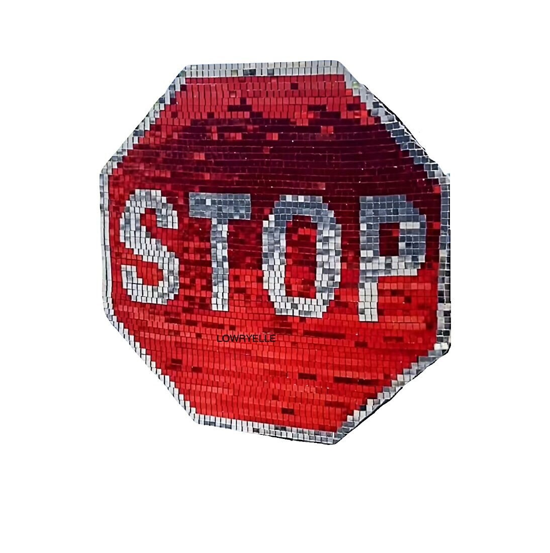 Mirrored Disco Stop Sign Dance Party Room Decor Discoball - Etsy